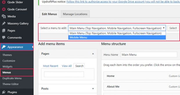 How To Duplicate A Menu In Wordpress Qode Interactive