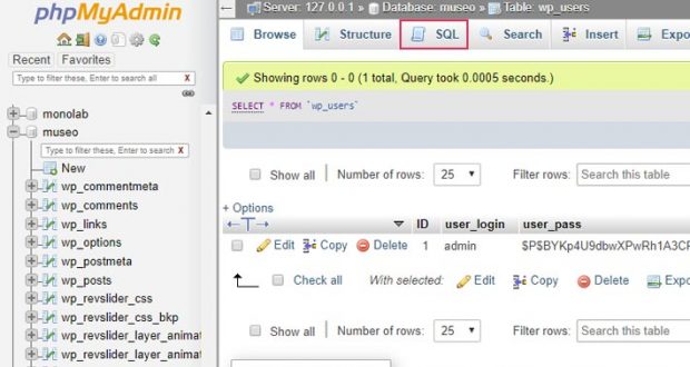 How to Reset a WordPress Password From the Database - Qode Interactive