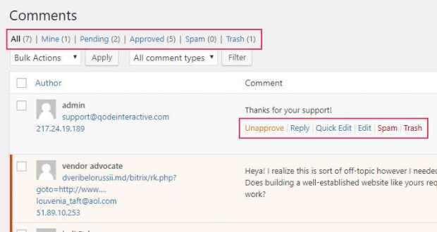 How to Moderate WordPress Comments - Qode Interactive