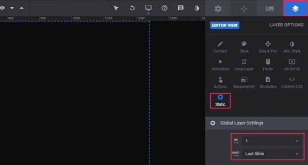 How to Make Static Layers in Slider Revolution - Qode Interactive
