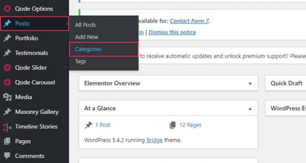 Create A Custom Wordpress Categories Template Qode Interactive