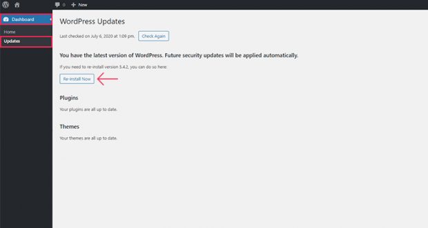 How to Reinstall WordPress - Qode Interactive