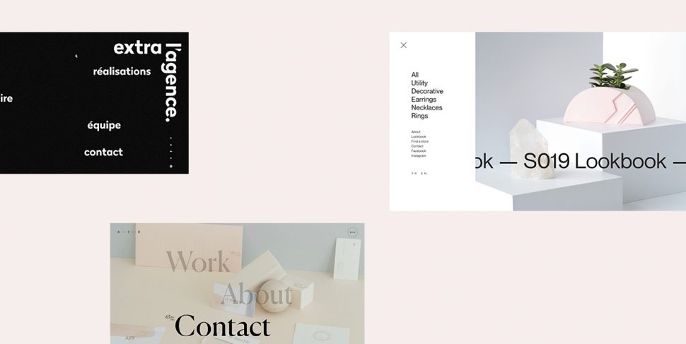 17 Exciting Examples of Hidden Menus in Web Design - Qode Interactive
