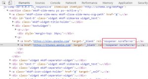 What is rel="noopener noreferrer" in WordPress - Qode Interactive