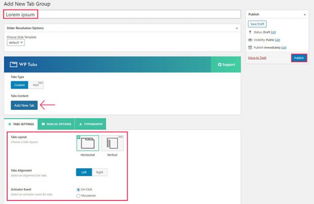 How to Create Tabbed Content in WordPress - Qode Interactive