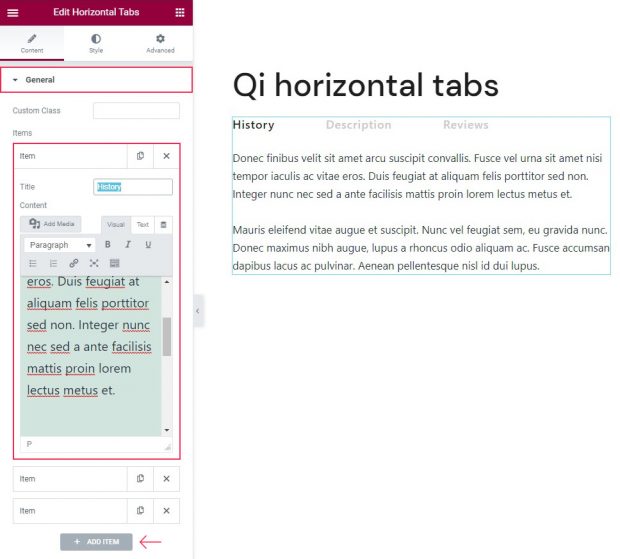 How to Create Tabbed Content in WordPress - Qode Interactive