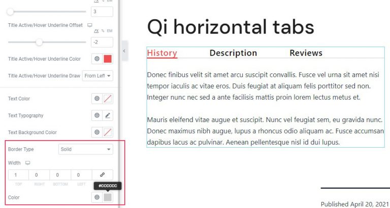 How to Create Tabbed Content in WordPress - Qode Interactive