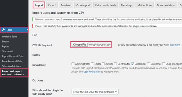 How to Import and Export WordPress Users - Qode Interactive