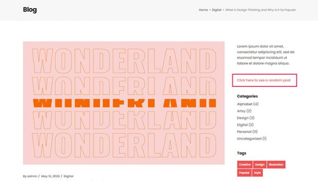 How To Display Random Posts In Wordpress Qode Interactive
