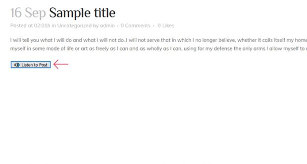 How to Add the Text-to-Speech Feature in WordPress - Qode Interactive