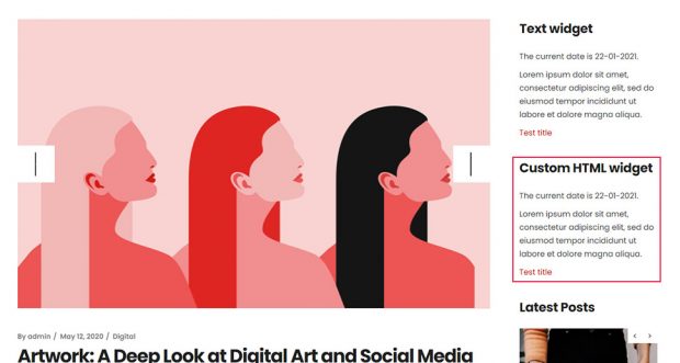 Using WordPress Widgets to Add Shortcodes - Qode Interactive