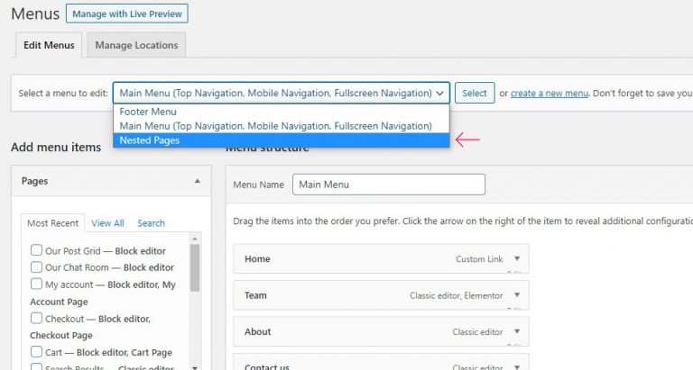 How to Use WordPress Nested Pages for Better Page Management - Qode Interactive