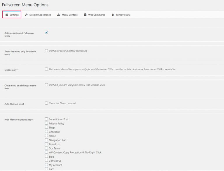 How To Create A Wordpress Fullscreen Menu Qode Interactive