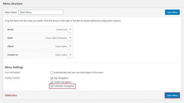 How To Create A Wordpress Fullscreen Menu Qode Interactive