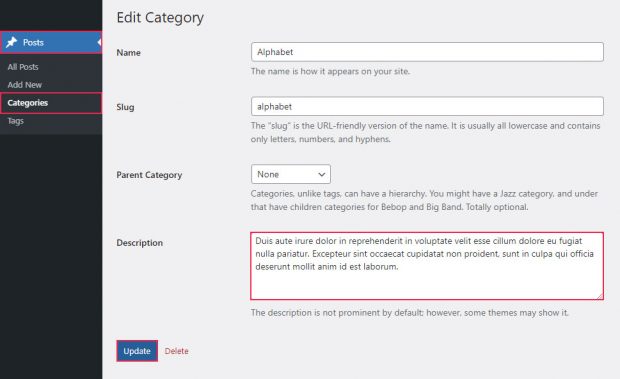 Display a WordPress Category Description - Qode Interactive