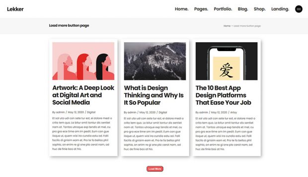 Create a Load More Button in WordPress - Qode Interactive