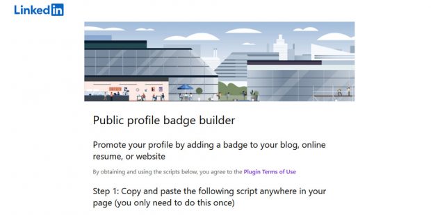 How to Add a LinkedIn Badge to Your WordPress Website - Qode Interactive