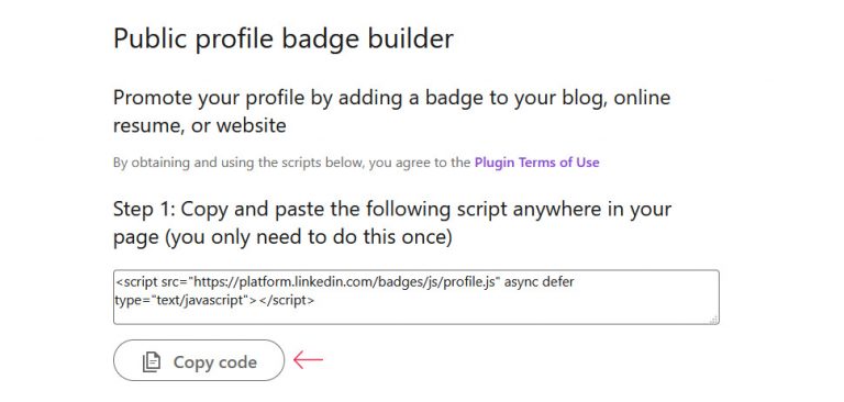 How to Add a LinkedIn Badge to Your WordPress Website - Qode Interactive