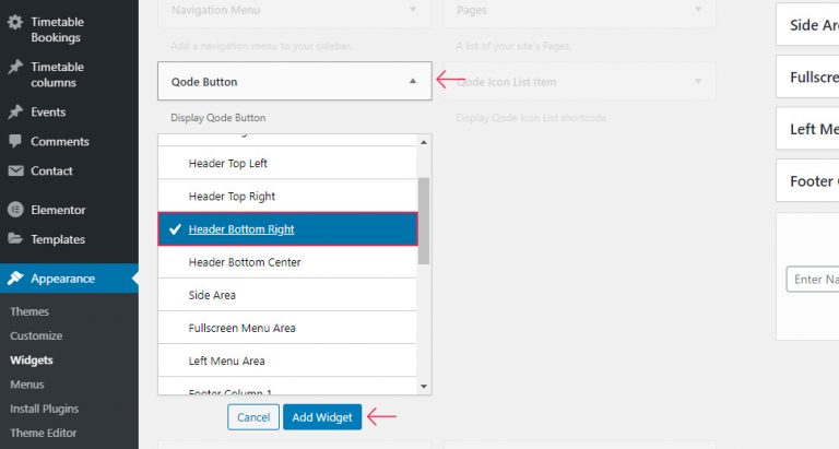 How to Add a Button to the Header in WordPress - Qode Interactive
