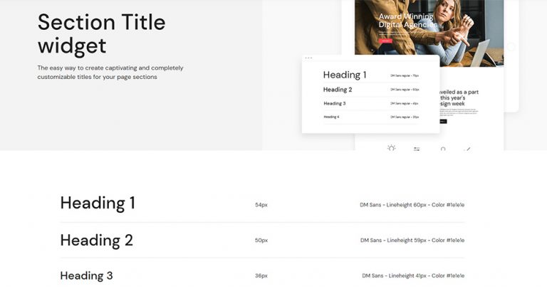 How to Add a Section Title in WordPress – Qode Interactive