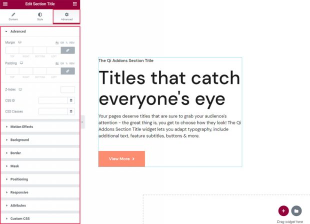 How to Add a Section Title in WordPress – Qode Interactive