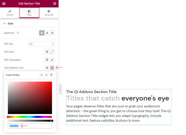 How to Add a Section Title in WordPress – Qode Interactive