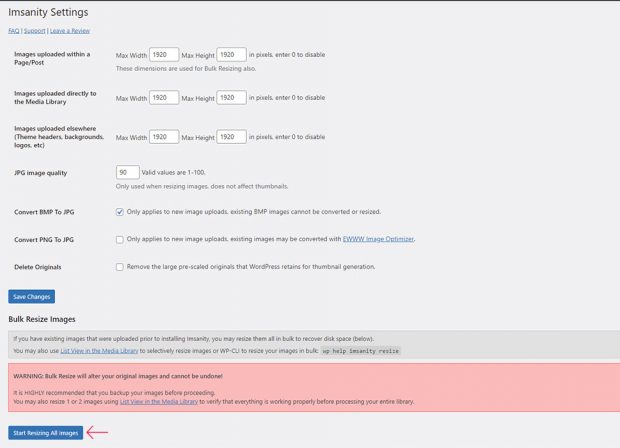 How to Bulk Resize Images in WordPress - Qode Interactive