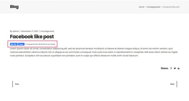 How to Add Facebook Like Button in WordPress - Qode Interactive