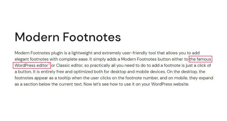 How to Create WordPress Footnotes - Qode Interactive