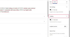 How to Control Frontend WordPress Block Visibility - Qode Interactive