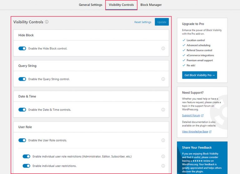 How to Control Frontend WordPress Block Visibility - Qode Interactive