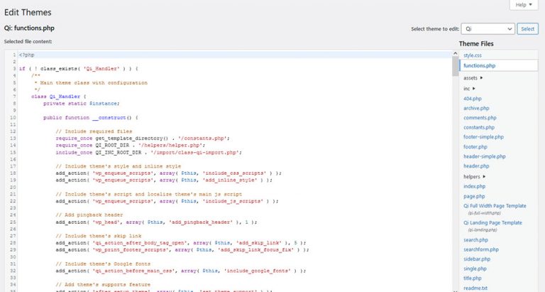 How to Edit WordPress Code - CSS, HTML and PHP - Qode Interactive