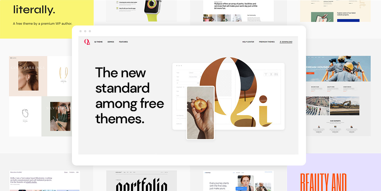 Introducing The Qi Theme A Free WordPress Theme By Qode Search By Muzli