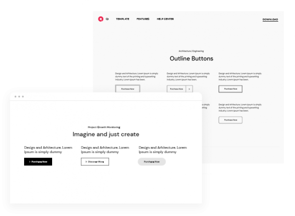 Button block for Gutenberg – Qi Blocks For Gutenberg