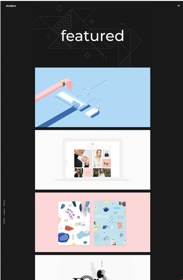 Anders – Design Portfolio Theme – Qode Interactive
