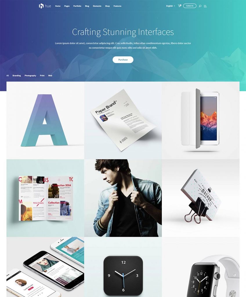 Hue – Startup Landing Page Theme – Qode Interactive