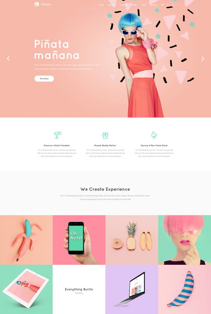 Piñata – Creative Agency Theme – Qode Interactive