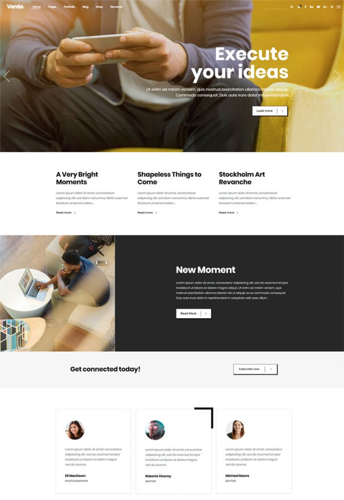 Vardø – Creative Design Portfolio Theme – Qode Interactive