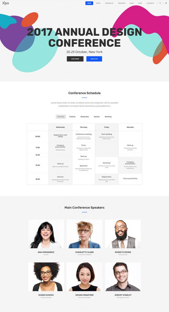 Xpo – Conference & Event Theme – Qode Interactive