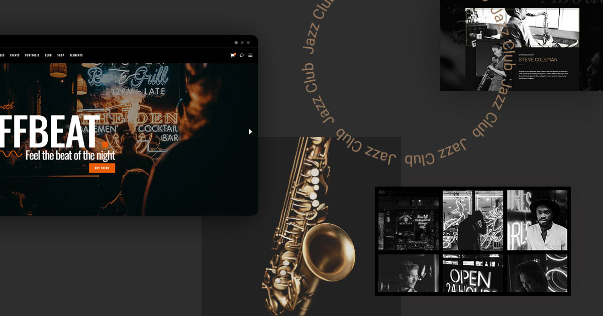 Best Jazz Club WordPress Themes - Qode Interactive